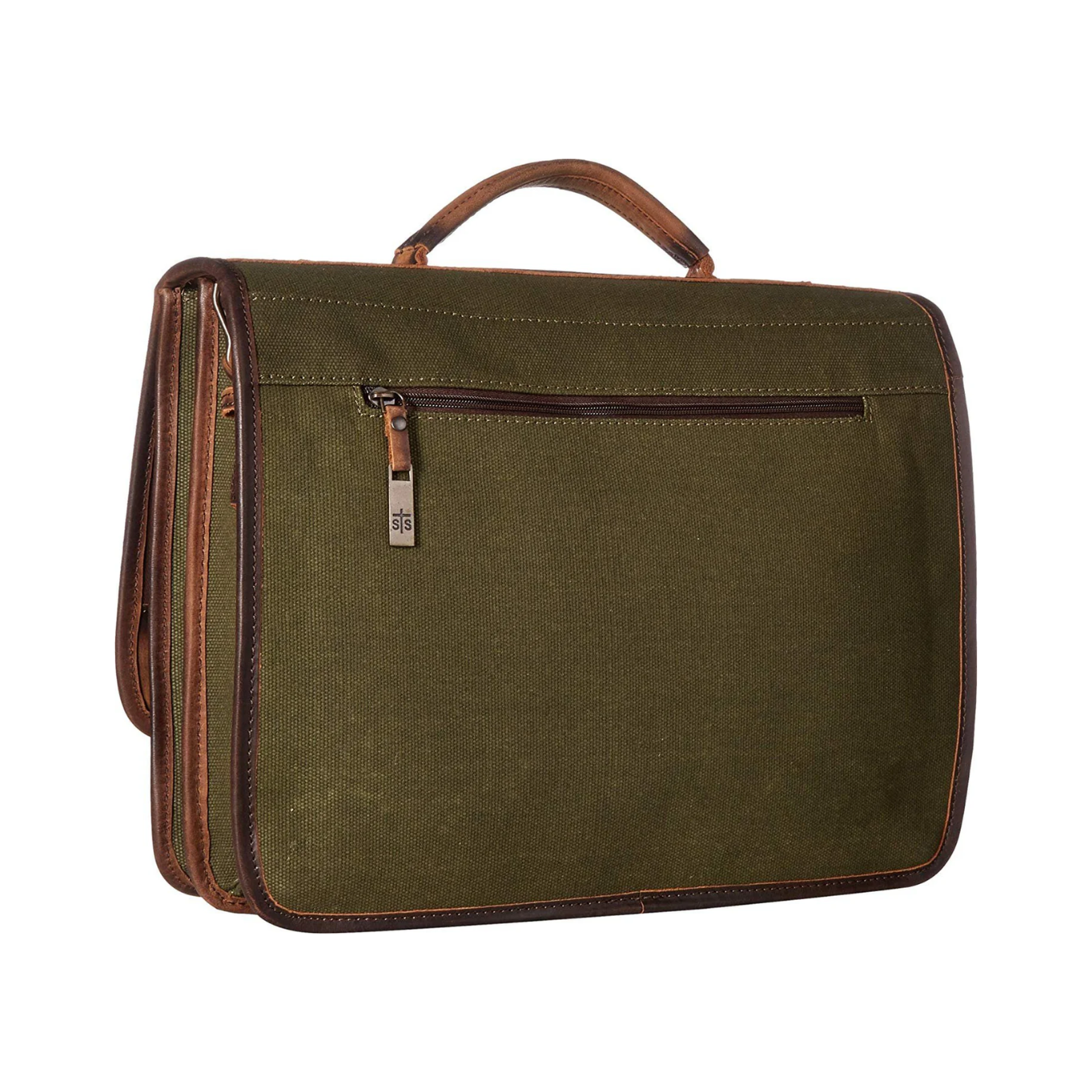 STS Ranchwear Men's The Foreman Portfolio, Military Green