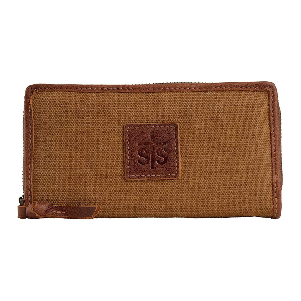 STS Ranchwear High Plains Bifold Wallet Ladies Cotton Tan