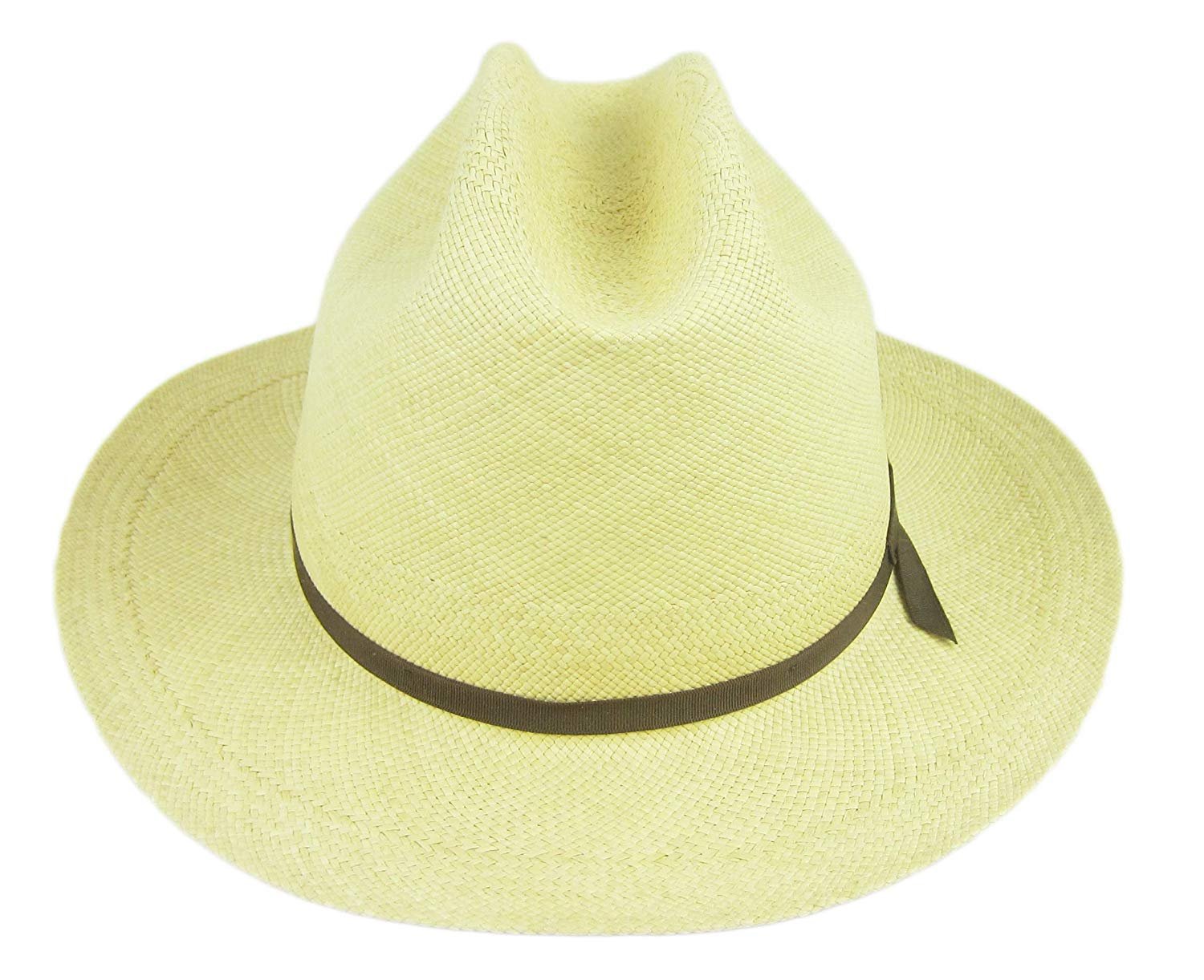 Stetson Open Road Panama Straw Hat Fedora Size 7 1/4 with a 2 3/4" Bri