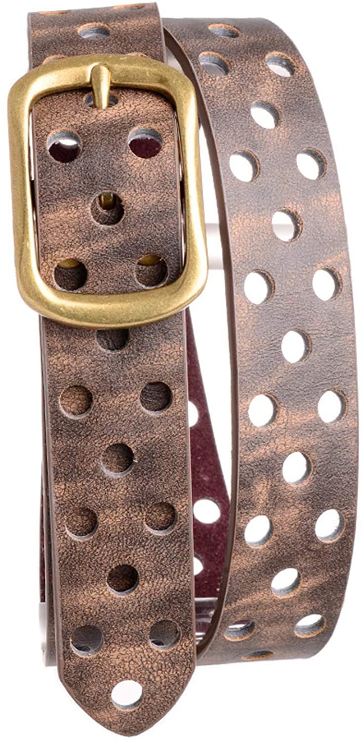 Nomad Creek Laser Cut Dot Leather Belt – Jeb's Western, Work, and ...