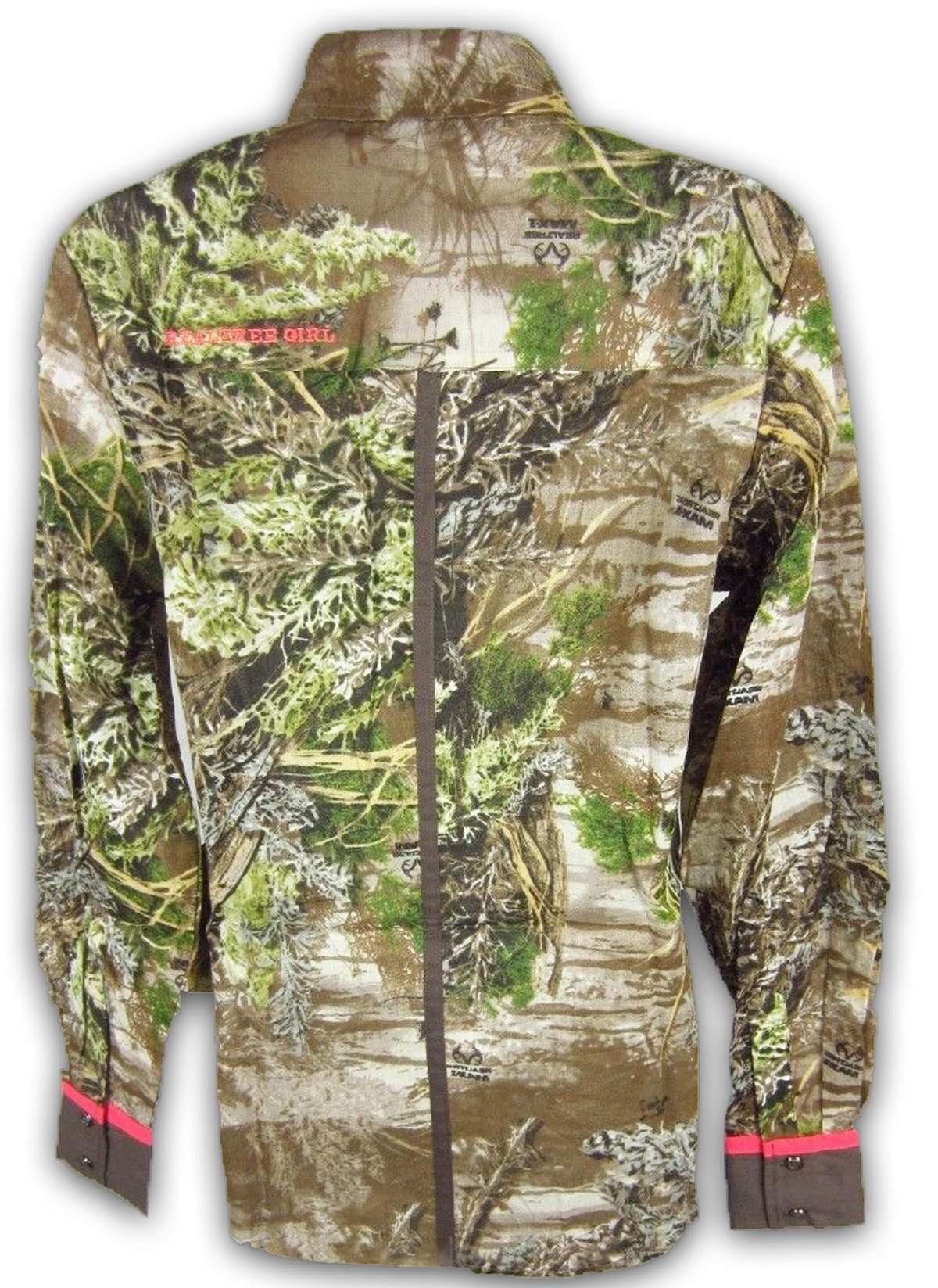 Realtree Girl Montana Shirt Camo Button Down Top Max-1 Camouflage, Med ...